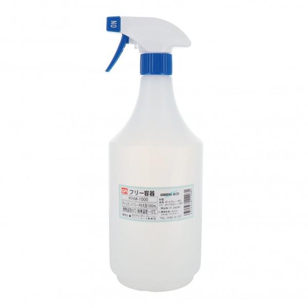 噴霧とジェットストリームに使える便利なレバー式スプレータイプ 容量 1000mL 全高 265.0mm 奥行 94.5mm 胴径 94.5mm 口内径 φ20mm 業務用からDIYまで多用途に使えます。 耐熱温度:60℃ 耐寒温度:-10℃...