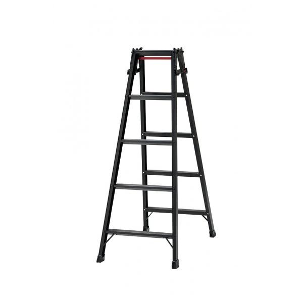 ■特徴 手軽に使える軽量スタンダードタイプです。 天板は工具などを置ける便利なトレー形状です。 バーを持ち上げると開き止め解除が可能です。 ■用途 一般ご家庭での軽易なはしご・脚立作業に適しています。 ■仕様 JIS規格品(JIS S112...