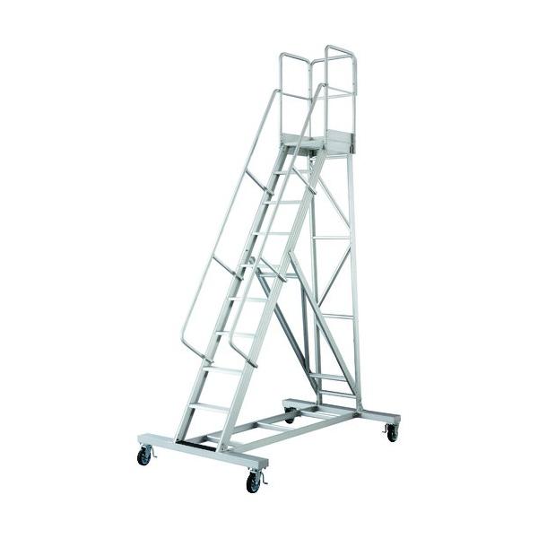 ■特徴 ガッチリした構造のオールアルミ合金製作業台で便利な車輪付です。  ■用途 工場、倉庫などでの作業に。  ■仕様 組立式 踏み台・作業用踏み台  【入数】 1点 DA300A110