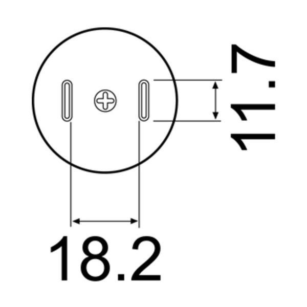 【サイズ】 18mm×10mm 【入数】 1点 A1186B