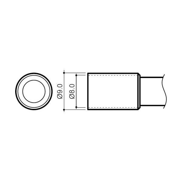 ●適用:FM-2029 ●内径(mm):φ8 ●品名:ノズル  ●適合ステーション機器:FM206-01 ●質量(g):5   【サイズ】 159 x 34 x 16 mm 【重量】 58 g 【入数】 1点 【原産国】 日本 N404