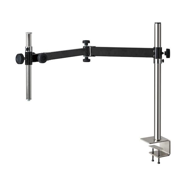 【特長】 ●作業範囲を広く使える、アームタイプ ●ベースを使わず、作業台へ直接固定するため、作業範囲が広くとれます。 ●使用しないときには作業台の端へ移動でき、他の作業時に邪魔になりません。 【仕様】 ●支柱計(mm):Φ27.2mm ●ホ...