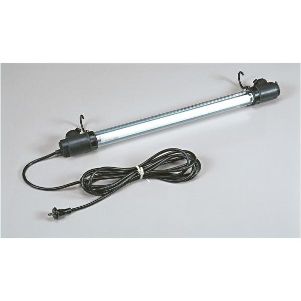 ■特徴 コンセント付で、10灯まで連結して点灯が可能です。 二重絶縁構造なのでアースをつけなくても安全です。 インバーター内蔵で瞬時に点灯します。 防雨型なので屋外で使用できます。 吊り下げフック付なので横吊りが可能です。 看板、車輌などの...