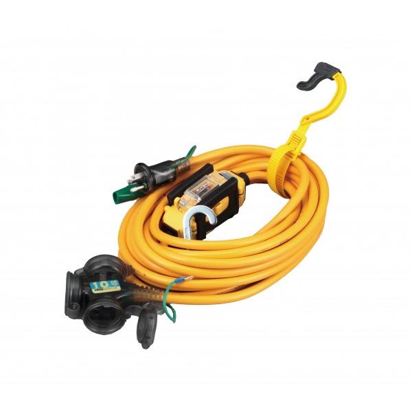 ●電気機器を使用する際に簡単に漏電遮断器を設置できます。 ●屋外用防雨型なので雨中でも安全に作業が行えます。 ●ブレーカーボックスは完全防雨構造なので雨中でも安心して使え、落下にも強い耐衝撃プロテクター付。 ●コンセントボディの中に通電確認...