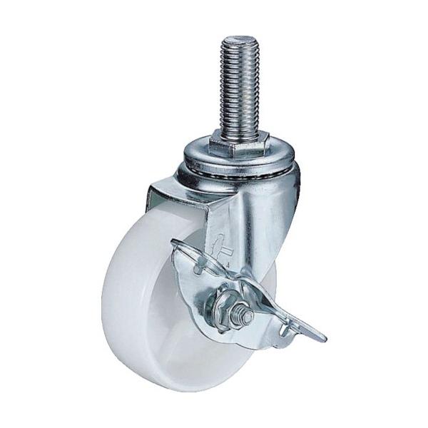 ■特徴 荷重に対する抵抗力が大きく、旋回もスムーズです。 RoHS適合品です。 スチールボールが上下2段に組込まれている堅牢で重量物用のねじ込みキャスターです。  ■用途 オールマイティーな中・重量用キャスターです。  ■仕様 ねじ込み式 ...