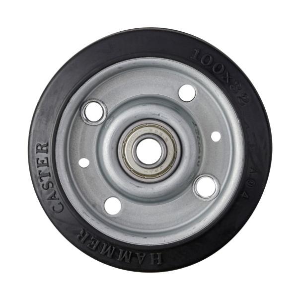 ■特長 グレー車もできます。  100mm/125mm/150mmは導電車輪もできます。  (黒色) ■仕様 車輪径D(mm):100 タイプ:車輪 穴径d(mm):10 グレー車もできます。  100mm/125mm/150mmは導電車輪...