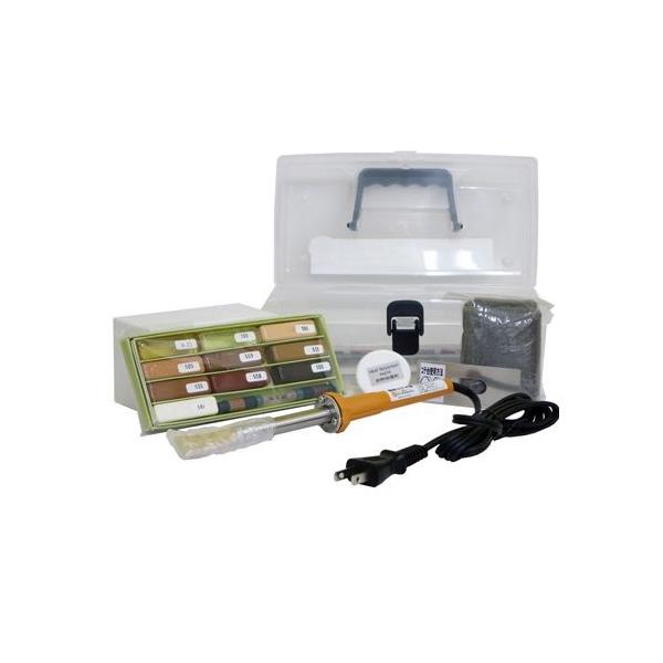 ●廊下・階段等よく歩く場所の凹みやキズに。 耐久性・仕上りを求める補修に。 プロも使用のベストセラー商品。 ●床、廊下、階段等にできた小さなキズ(1.5cm前後)が補修できます。 ●密着性・耐久性共に優れています。 ●短時間で硬化する為、ス...