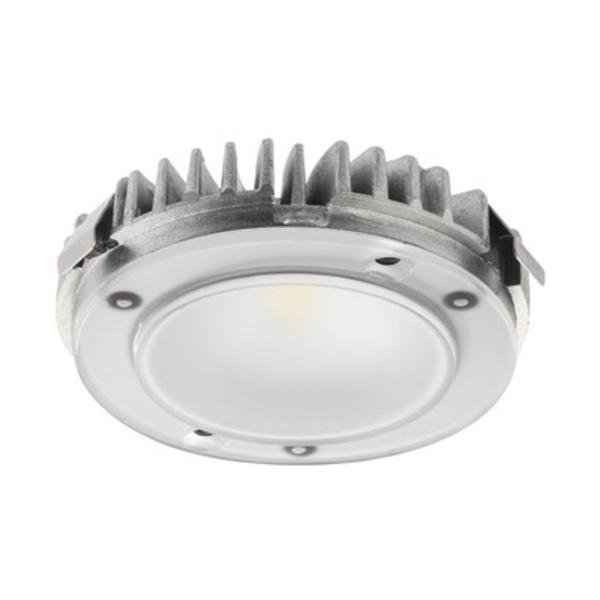 ■特徴 モジュラーシステムにより交換可能なハウジングと様々なデザインオプションをご用意しています。 ■仕様 色温度:4000K定格光束:302lm定格消費電力:3.8W取付:下穴58mmに本体のクリップで固定LEDはCOBタイプ旧品のモジュ...