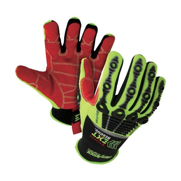 ■特徴 手の平インナーにSuperFabric［［Ｒ上］］素材を使用し、ANSI/ISEAレベルA8の耐切創性を実現しています。 防水H2X［［TM上］］バリアライニングはASTM F1670/F1671の要件を満たし、OSHA Blood...