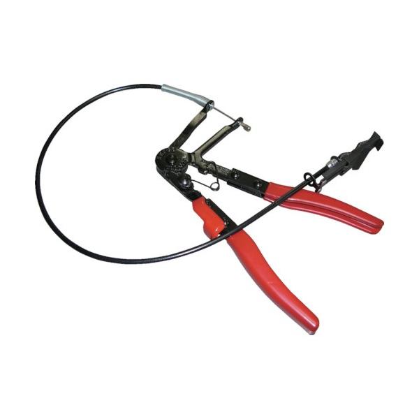 ■特徴 狭い場所での作業に驚きの威力を発揮します。 ワーゲンなど、欧州車の強力なバンドも軽々です。 ラチェット機構により、拡げたままロックできるので安心です。  ■用途 欧州車・トヨタ車などの整備に欠かせない、遠隔操作の強力型ホースバンドプ...