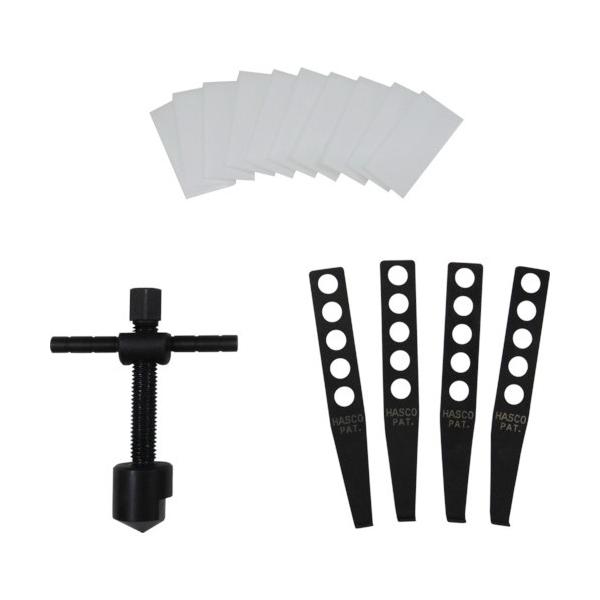 ■特徴 2本の爪でシールを確実に引き抜きます。  ■用途 クランクシール、カムシールなどの抜き取りに。  ■仕様 クランクシール抜きプーラーセット　(1S入)  ■材質 カーボンスチール   【重量】 320g 【入数】 1セット CP98CPS