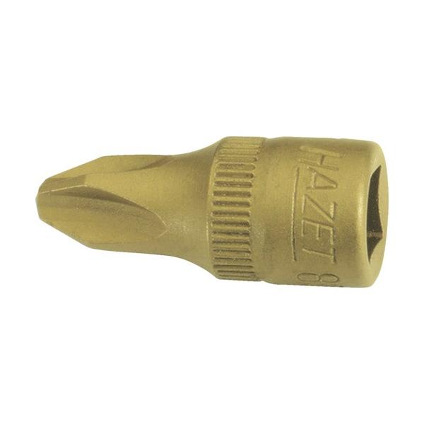 商品画像はイメージ画像です。実際とは異なる場合がございます。 ■特徴 クロームバナジューム一体加工のプラスビットソケットです。 チタンコートで更に耐久性を上げています。 ソケット周囲に施したローレット加工により、手回し時の油などにのよる滑り...