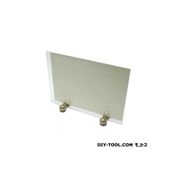 脚が真鍮でしっかり自立します 用途 受付や飲食店のテーブルのメニューなどに   【カラー】 透明 【入数】 1点 M224