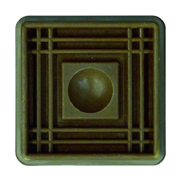 ■特徴 エッジ付なのでしっかりとまります。色移りのしにくい非移行タイプです。  ■用途 すべり止め・防振・防音・傷の防止、キャスターストップに。  ■仕様 耐荷重：15kg 内径：40mm角 ●色：茶 ●内径(mm)：内径40 ●幅×奥行×...