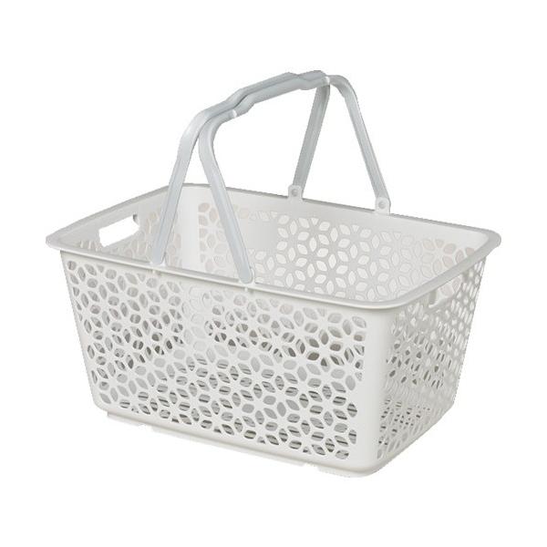 ■特徴 ハンドルを倒して積み重ねできます。 リビングやガーデン、アウトドア、お洗濯、バスルームなど様々な用途にお使いいただけます。  ■用途 買い物かご、収納、アウトドアに。  ■材質 本体：ポリプロピレン   【入数】 1点 155973