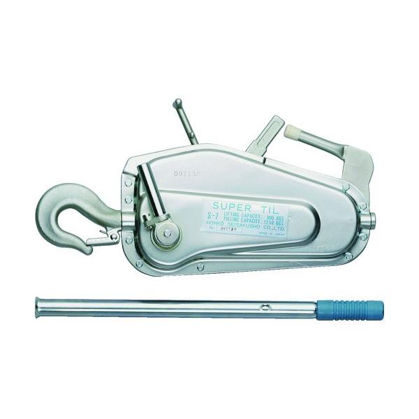 前進、後進ともにハンドル一本で操作できます。 縦、横、斜め、どんな角度でも安定した作業が行えます。 ワイヤロープは引き抜き式で、どんな長さでも使用でき遠距離作業も可能です。 （無制限） 用途 土木建築、林業、一般工業関係に。 最大能力(t)...