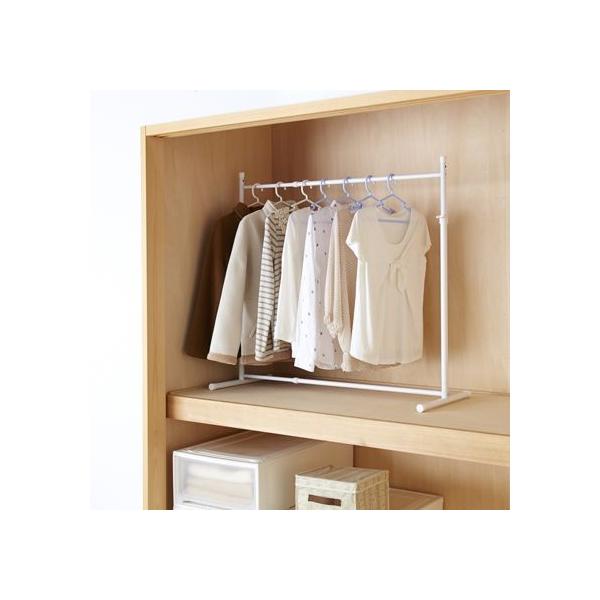 突っ張り棒・突っ張り棚 つっぱり棒 つっぱり棚 つっぱりラック 伸縮棚  【サイズ】 幅:約75-130奥行:約40高さ:約81-110 【カラー】 白 【入数】 1 OHW10