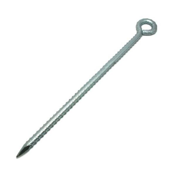 ■特徴 ロープなどを地面に引っ張り固定する時に便利です。 表面のギザギザ加工により地面にガッチリ食い込みます。 各種テント、タープ設営、園芸、区画ロープ設置など幅広くご使用いただけます。 ■仕様 鉄    【重量】 535G 【入数】 1本...