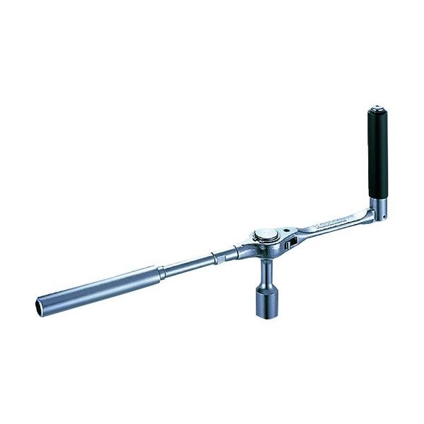 ■特徴 伸縮調整用のラチェットレンチです。  ■用途 スーパーSSジャッキ伸縮に使用するラチェットです。   【入数】 1点 HAGTL