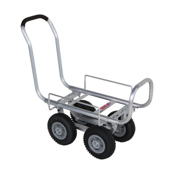 タイヤ幅調整可能17〜33cm（タイヤの芯々）です。 ホイールベースが29．5cmと短いため、方向転換がラクに行えます。 用途 コンテナなどの運搬に 組立式 250-4Tエアー入りタイヤ 4輪固定式 タイヤ幅:芯々(17〜33cm) 積載重...