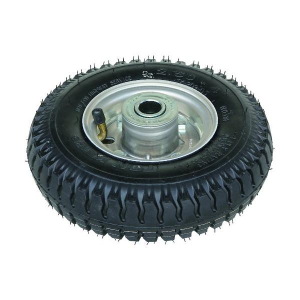 エアー入りタイヤ アルミホイール 直径:約21.3cm タイヤ幅:約5.9cm ボス幅:約8.2cm 適合シャフト径:φ20   【入数】 1点 TR250×4A