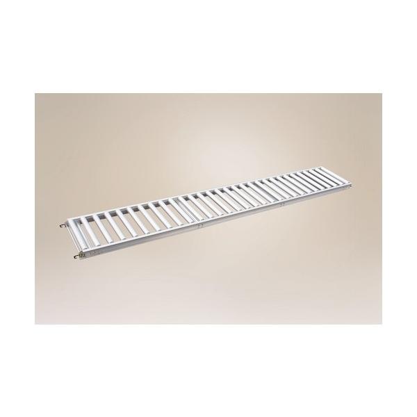 商品画像はイメージ画像です。実際とは異なる場合がございます。 アルミ部品は全てアルマイト処理されており、軽量で強度もあります。 さらに汚れが商品に付きにくく清潔です。 タイプ:ストレート ピッチ:100mm 機長:2000mm ローラー幅(...