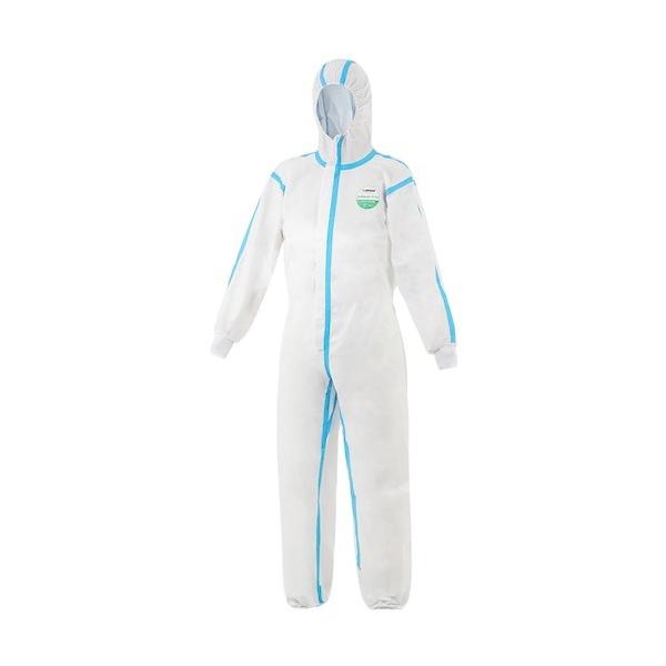 ■特長 特殊マイクロポーラスフィルムを採用し、粉塵だけでなく液体、血液、ウイルスからのバリア性にも優れています。  化学防護服と感染防護服の両方の機能を持ち合わせたハイスペックな防護服になります。  縫製部分は全てテープでシールリング加工さ...