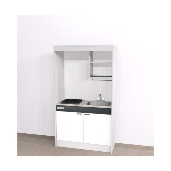 上部下部セットW1050・IH・勝手右シンク【梱包数3梱包】 品番:KM-1058UR/SS1AWR/SIH   【カラー】 ホワイト 【入数】 1セット KM1058URSS1AWRSIH