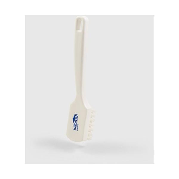 ■特徴 レジンセットで毛の抜け落ちによる異物混入のリスクを回避するブラシです。 ■用途 シンクやまな板などの水回り洗浄に。 ■材質 ボディ・ポリプロピレン フィラメント・ポリエステル    【カラー】 白 【重量】 138G 【原産国】 G...