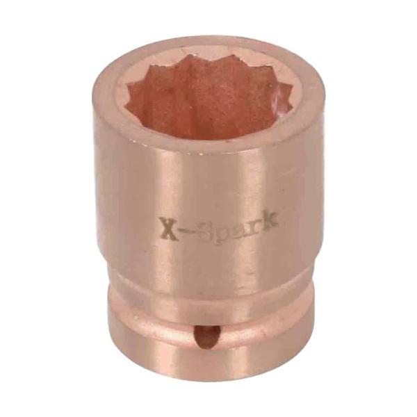 商品画像はイメージ画像です。実際とは異なる場合がございます。 ■特徴 12角インパクトソケットです。 インパクトレンチの打撃に耐える強度があります。 摩擦や衝撃を加えても火花が出ない工具です。 無発火性の他、非磁性や耐蝕性にも優れています。...