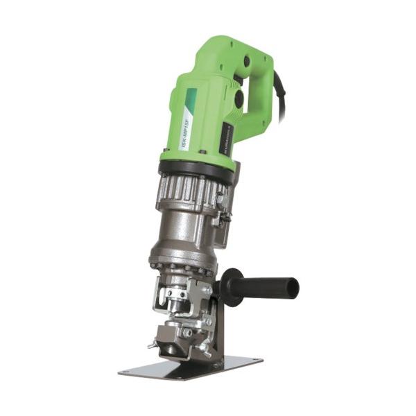 ■特徴 ハイブリッド完全複動式のＡＣ１００Ｖ電源仕様。 業界初のスピードコントロールスイッチ付イクラオリジナル油圧専用モーターを採用し、スイッチ部（トリガー）の引き代でモーターの回転数を調整し、ブレずに穴あけ可能です。 普段はばねの力で戻る...