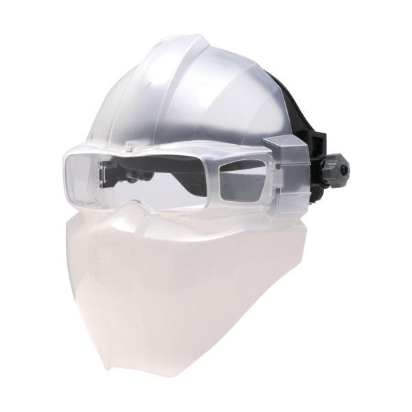 ■特徴 85%以上（ISK-FSCL） / 14±4%#3（ISK-FSGR） 防塵マスクとメガネを着用しての作業可能です。（サイズにより、不可あり） 広範囲をカバーするから安心です。 曇りにくい形状だから視界が良好です。 置いた時にゴーグ...