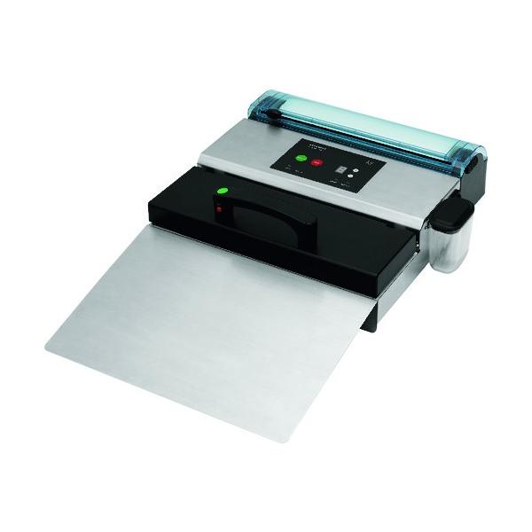 ■特徴 脱気式ながら高真空度を実現しました。 水分を吸い込んでしまった場合、ポンプへ流れ込んでしまう前にいったん水タンクに溜まります。 水気の多い食材を真空パックするときも安心して作業できます。 高性能ヒーター搭載によりシールミスによる真空...