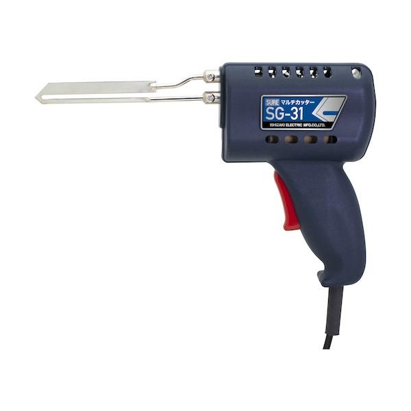 ■特徴 発泡スチロール・ウレタンスポンジ・化学繊維など自在にカットします。  ■用途 発泡スチロールやウレタンスポンジの切削加工 ロープ、ネット、PPテープなどの切断  ■仕様 カッター部温度：400℃／A型パーツ使用時 カッター部温度：5...