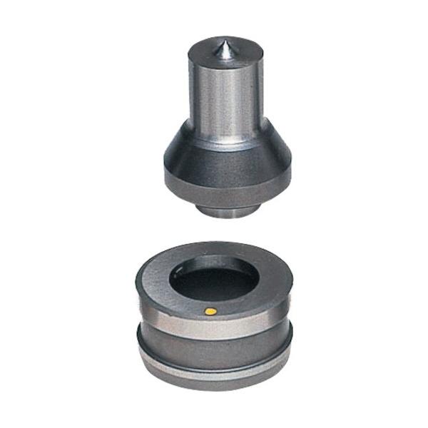 ■特徴 ＳＨ７０用１７．５穴開け替刃  ■用途 厚み１０MM（SS４００相当）のアングル穴開け  ■仕様 オス刃、メス刃のセット ●穴径(mm):17.5 ●適合機種:SH70  ●オス刃、メス刃のセット  【サイズ】 58 x 55 x ...