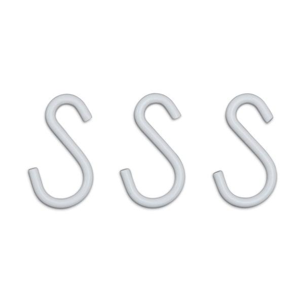 ■特徴 カラー メタルラック専用のS字フックです。 3個セットです。 小物などの掛ける収納に便利です。  ■材質 スチール（粉体塗装）    【カラー】 ホワイト 【重量】 9g 【入数】 3個 CMM3SF