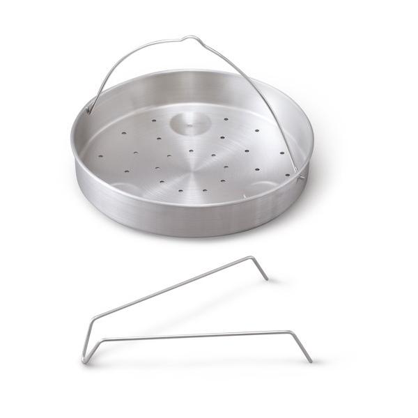 ■特徴 圧力鍋専用の中かご・中かご台です。中かごは落としぶたとしても使用できます。  ■仕様 対応商品：片手圧力鍋　５Ｌセット（KAR-5LS）、両手圧力鍋　３Ｌ（RAN-3L）、両手圧力鍋　５Ｌ（RAN-5L）、両手圧力鍋　５点セット（R...