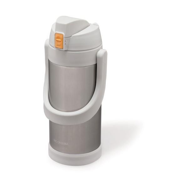 ■特徴 そのまま飲める直飲みタイプで、スポーツ時などの水分補給に最適なダイレクトボトルです。 真空二重構造のため、冷たさを保ち、飲み物を保冷できます。 口径80mmで、大きな氷もラクラク入ります。 ロックを解除し、ワンタッチオープンで簡単に...