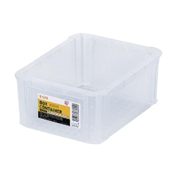 ■特徴 収納用品として暮らしのさまざまな場面で多目的に活用できるBOXコンテナです。 ■用途 収納に。 ■材質 ポリプロピレン    【カラー】 クリア 【入数】 1点 【原産国】 中国製 B15RCL