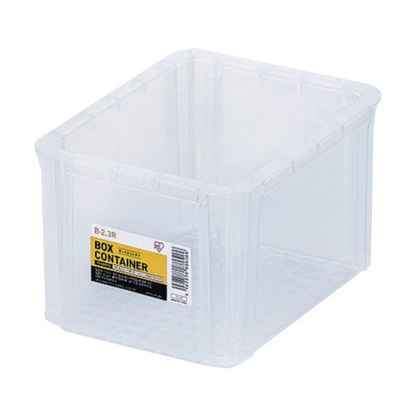 ■特徴 収納用品として暮らしのさまざまな場面で多目的に活用できるBOXコンテナです。 ■用途 収納に。 ■材質 ポリプロピレン    【カラー】 クリア 【入数】 1点 【原産国】 中国製 B23RCL