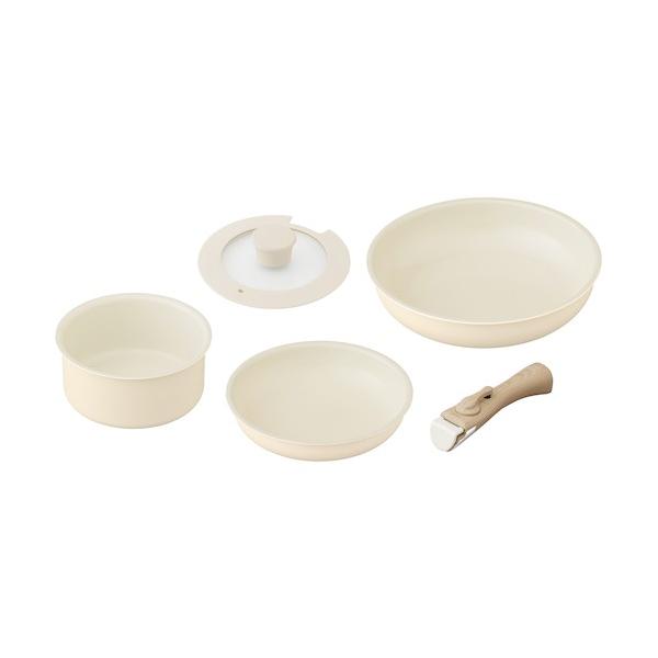 ■特長 耐摩耗性・熱伝導性に優れるセラミックコーティングを使用した、フライパン・なべのセットです。  遠赤外線効果で食材の芯まですばやく加熱されるので、仕上がりがふっくらやわらかです。  調理面の耐摩耗試験を50万回クリアした丈夫なセラミッ...