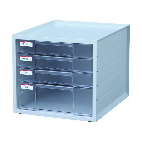 ■特徴 天板はペンが転がり落ちないような形状になっています。  ■用途 オフィスでの机上の整理整頓に  ■仕様 引出しストッパー機能がついています。  ■材質 本体：ポリプロピレン 引出し：スチロール樹脂 ゴム脚：エラストマー ●間口(mm...