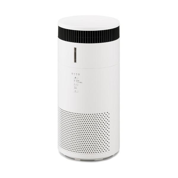 ■特徴 使い勝手の良いコンパクトサイズなので、持ち運びラクラクで場所を選ばず置ける空気清浄機です。 3DナノチャージHEPAフィルターで、空気をキレイにでき、花粉やPM2.5はもちろん、0.3μmの微細な粒子も99.7％以上除去します。 空...