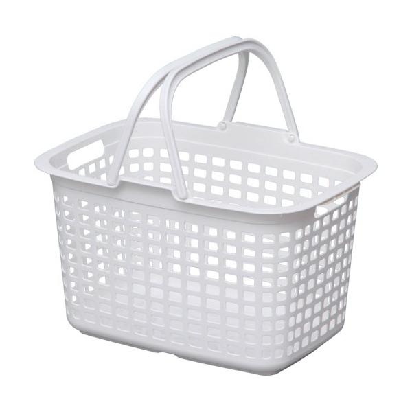 ■特徴 洗濯物の持ち運びに便利な洗濯かごです。 LB-Mは少人数向けのサイズで、LB-Lはたっぷり入る深型サイズです。  ■材質 ポリプロピレン（PP）   【カラー】 ピュアホワイト 【重量】 635g 【入数】 1点 【原産国】 中国 LBM