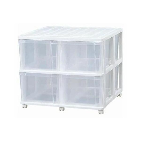 商品画像はイメージ画像です。実際とは異なる場合がございます。 押入れ下段にぴったり入る高さのチェストです。 深型タイプなので、バッグや帽子などの収納にも使えます。 移動に便利なキャスター付きです。 収納目安:Tシャツ・タオルなら30枚、Yシ...