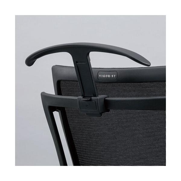 ■特徴 VIGOR-LB専用の上着が掛けられる上下可動式ハンガーです。 ■用途 オフィス、デスクワーク用 ■仕様 ハンガー 上下可動式    【重量】 14KG 【入数】 1脚 【原産国】 中国製 VIGLBHGJBB