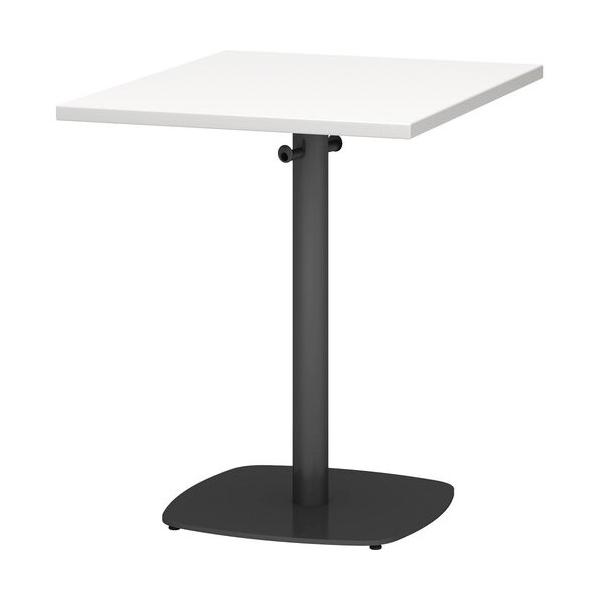 ■特徴 ベース脚のため重量があり安定感あります。 脚を置く際に邪魔にならない形状です。 ゆとりある天板サイズ。 荷物かけフック付（耐荷重:約5Kgまで） ■用途 食堂・施設・ミーティングルームなど ■仕様 組立品 ベース脚 スクエア天板 荷...