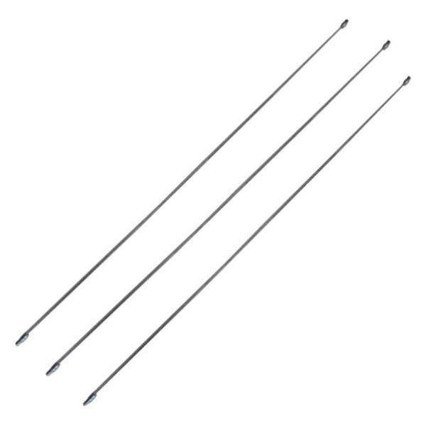 配管ブラシの延長に。 【仕様】 全長:1200mm セット内容:延長線×3、持ち手×1   【入数】 3個