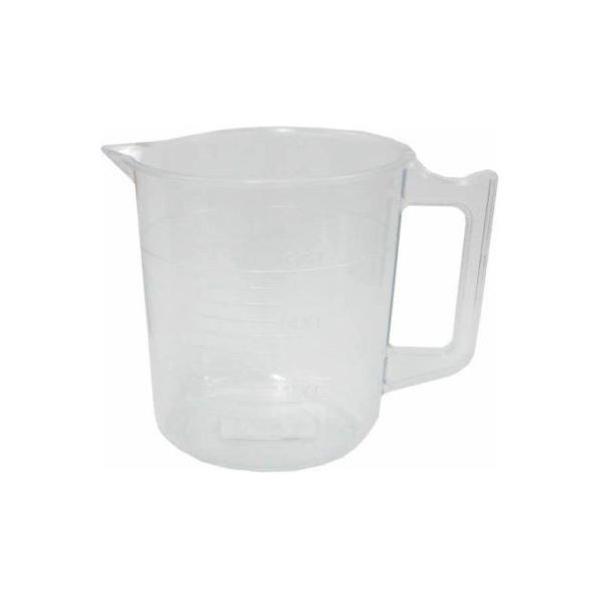 取っ手付きのビーカーです。 ※注意:本品は火気厳禁です。 【仕様】 ・容量:300ml ・全長:95mm ・口広さ:約85mm ・重量:約28g ・目盛:50mlから25mlごと凹凸目盛   【入数】 1個 3001462713