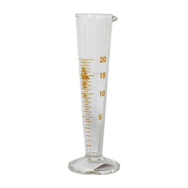 【仕様】 ・体積許容誤差:±0.4ml ・メモリ単位:0.5ml ・線膨張係数:35×10??   【容量】 20ml 【入数】 1個 1207202